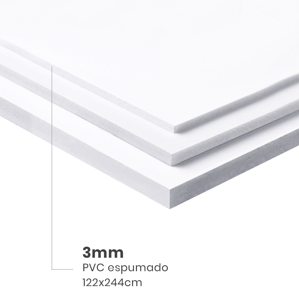 Pvc Espumado 3 Mm 122×244 Cm – Mebac Jujuy