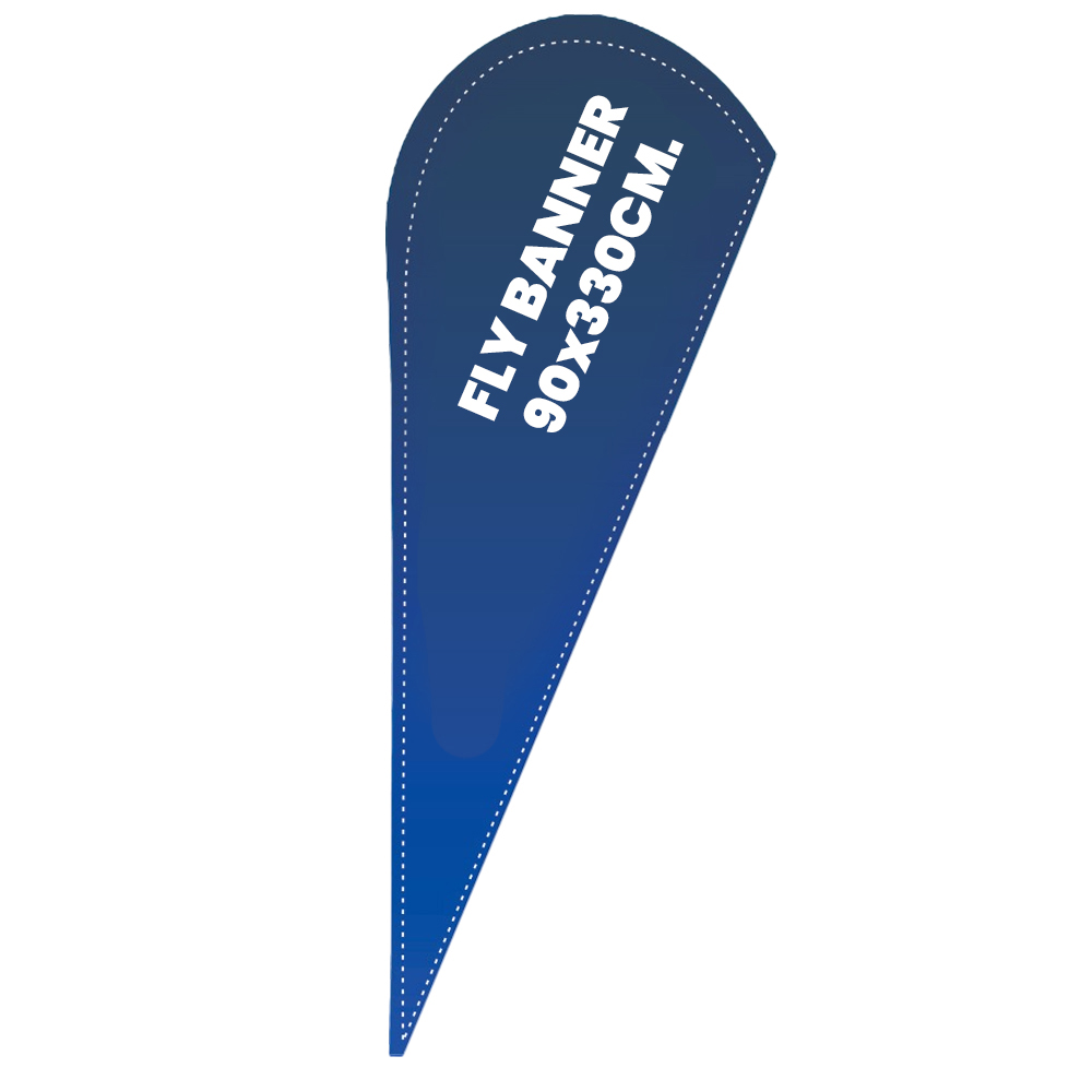 Fly Banner 90 X 330 Cm Con Estaca – Mebac Jujuy