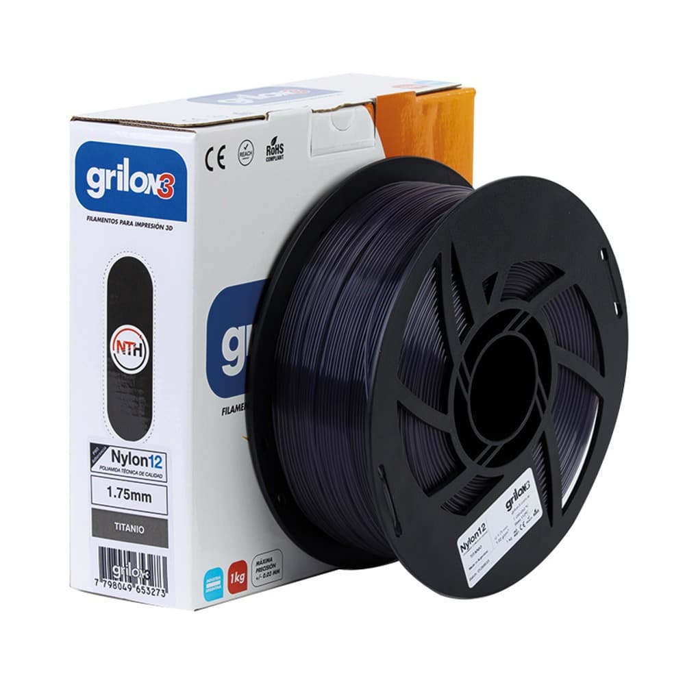 Nylon 12 Titanio Grilon3 1.75 X 1kg – Mebac Jujuy